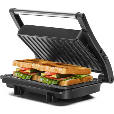 Electric 2 Slice Panini Press Grill 1000w +9-In-1 Vegetable Fruit ...