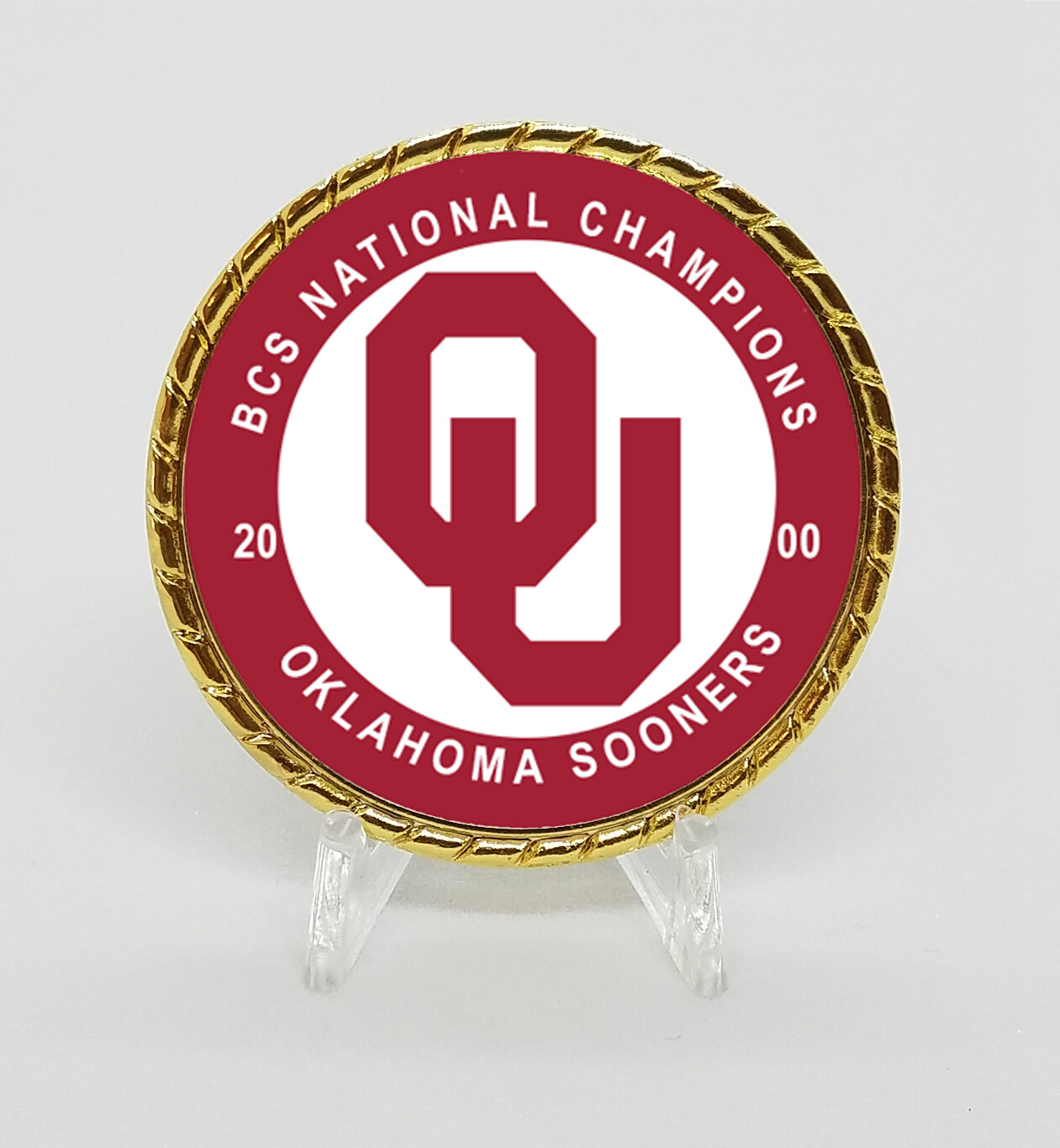 Tribute Coin Oklahoma Sooners 2000 2001 Football BCS National Champions ...