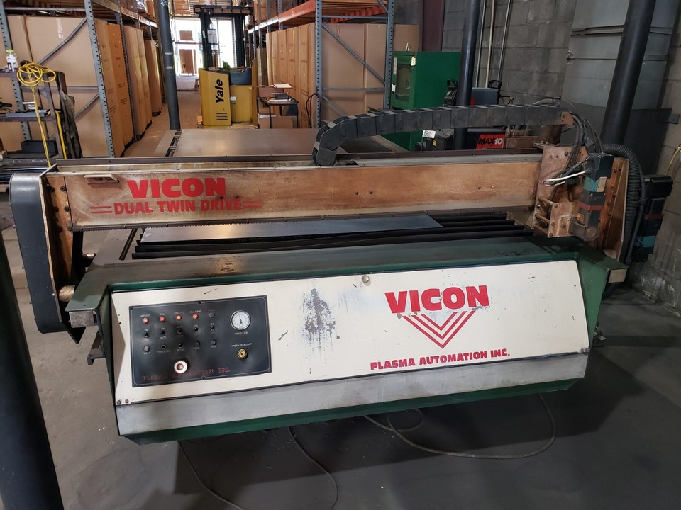 2000 Vicon cnc plasma cutting machine - SOLD | eBay