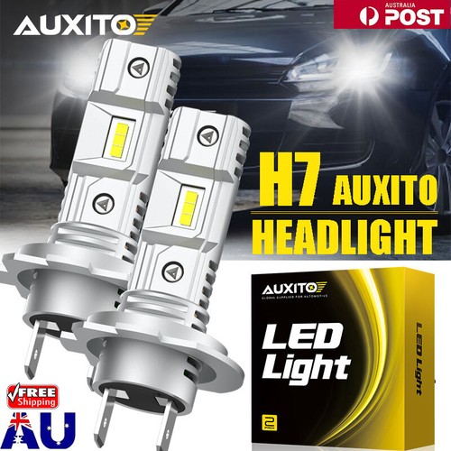 AUXITO H7 LED Headlight Globe Bulbs 6500K Super Bright 24000LM 100w Hi ...