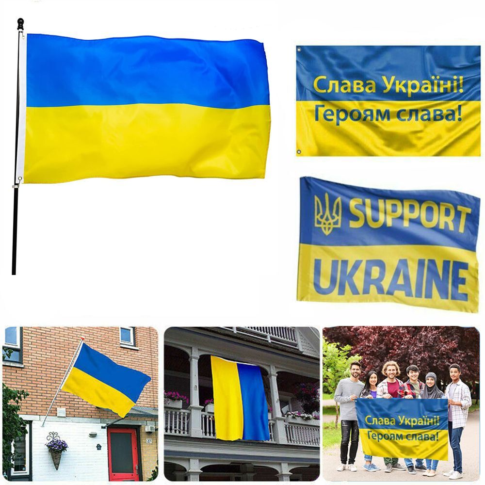 Ukraine Flag Printable Flags Ukraine Flag Design With Wood Patterning