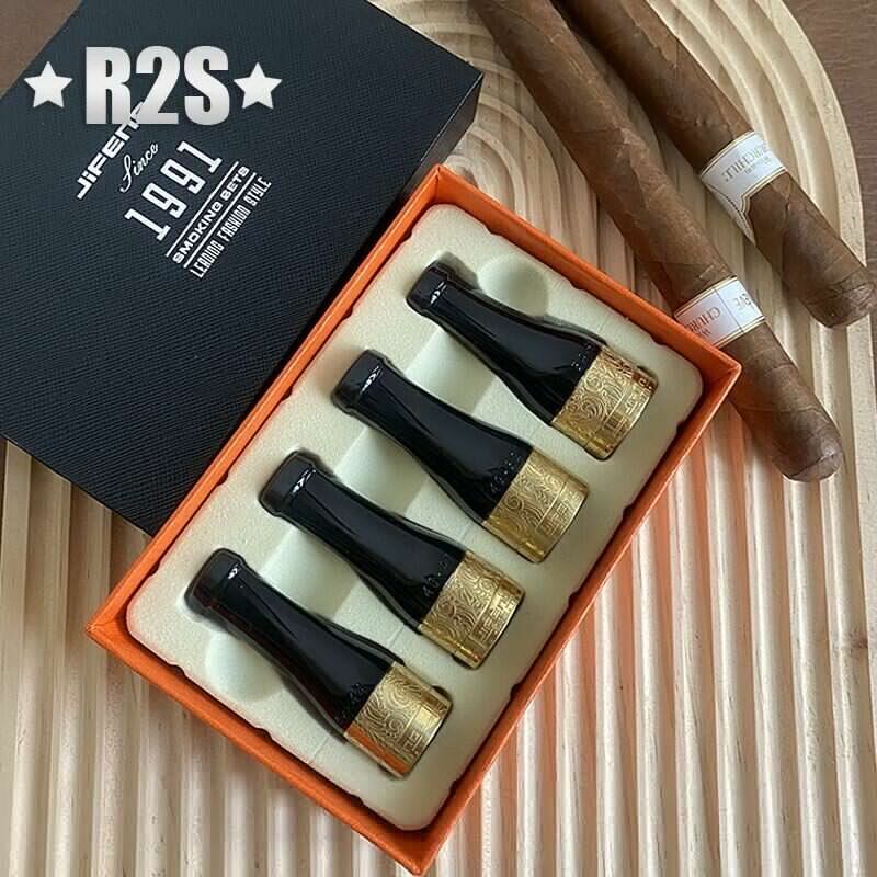 Cigar Holder Ashtray Resin Cigar Mouthpiece Pipe 4 Sizes Portble Rack ...