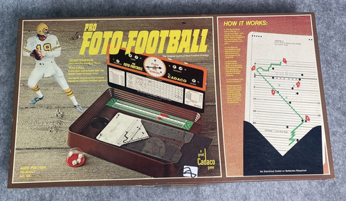 Pro Foto Football - 1977 Cadaco Game No 164 - Complete Vintage Board ...