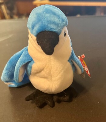 Ty Beanie Babies Rocket the Blue Jay 1997 - plush toy - new with tags ...