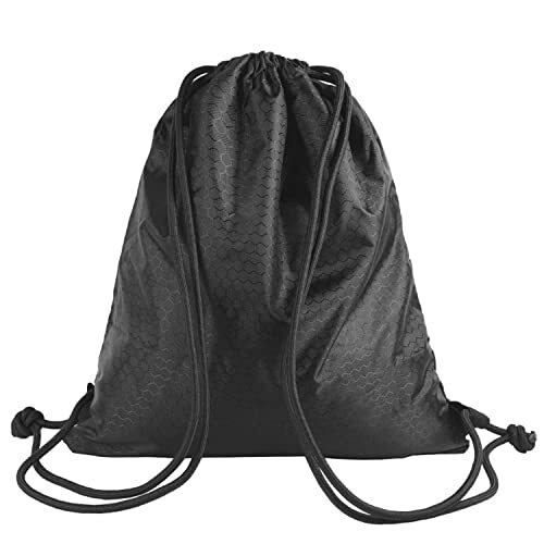 Drawstring Backpack Bag, Waterproof Draw String Back Sack with Zip ...