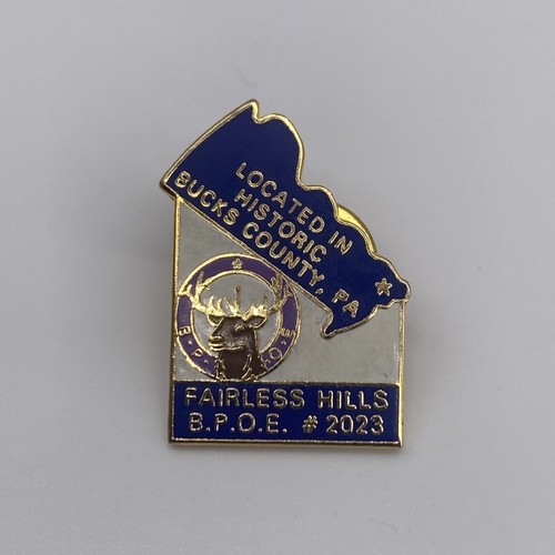 Vintage BPOE Fairless Hills Pennsylvania Elks Lodge Lapel Pin | eBay
