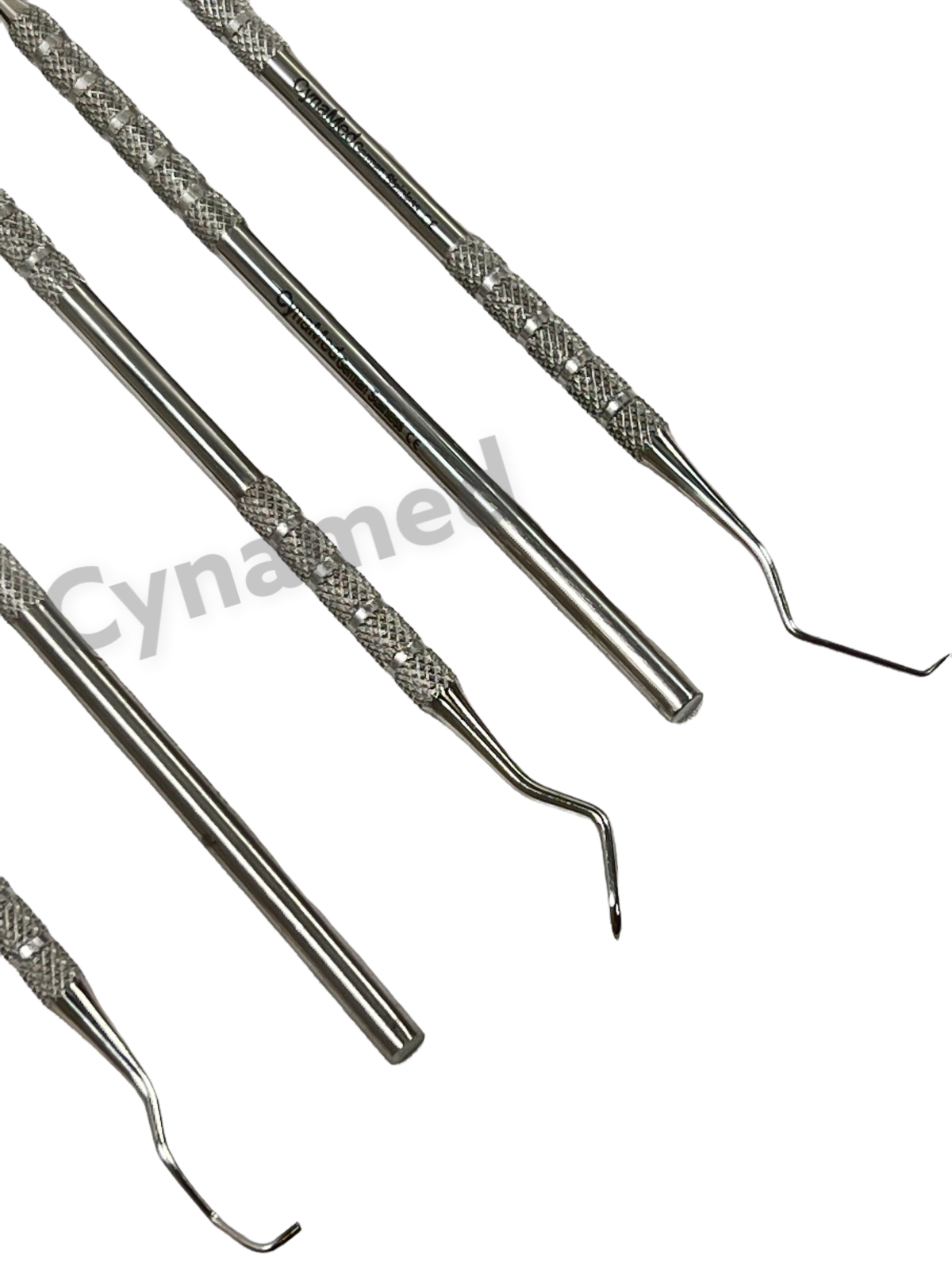 Dental Scaler Pick German Steel Tools with Inspection Mirror Set 5 ...