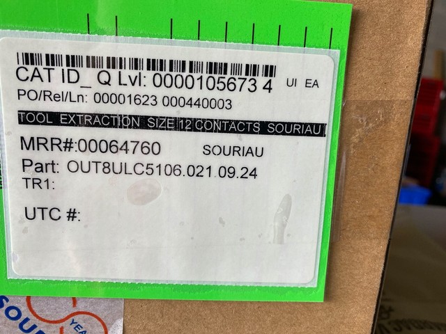 One SOURIAU Crimp Extraction Tool MW 5106 021 09 24 Size 12 for sale ...