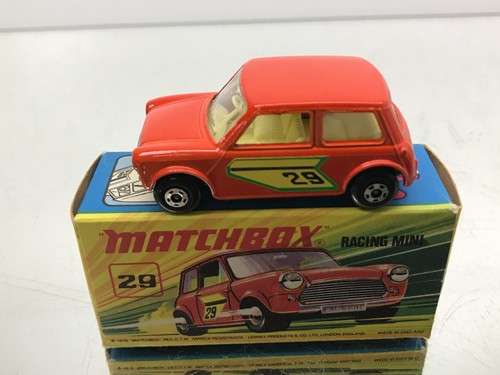 MATCHBOX SUPERFAST 29 RACING MINI COOPER #29 -RED 3inch- GOOD IN BOX ...