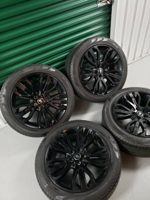 LAND ROVER RANGE ROVER 21" WHEELS RIMS & TIRES GENUINE OEM VPLWW0091 ...