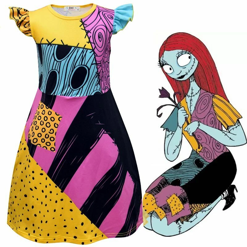 Nightmare Before Christmas Sally Costume For Kids