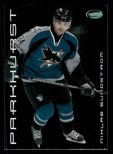 Niklas Sundstrom 2001 Parkhurst #185 San Jose Sharks | eBay