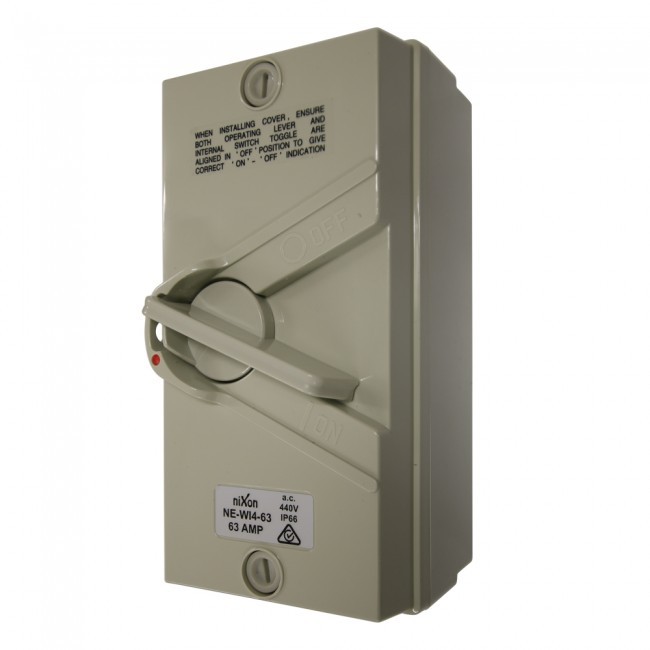 63AMP - Weatherproof Isolator - 4 Pole | eBay Australia