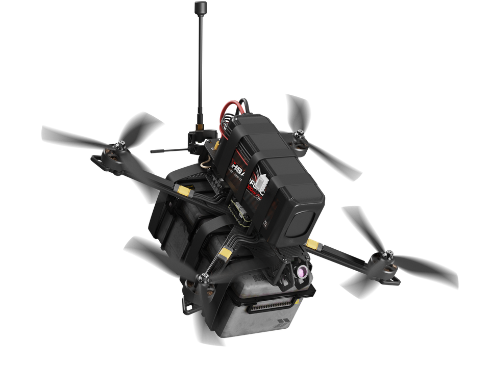 X07M 150km/h FPV Drone 2.5kg Payload 10km ELRS 6S Carbon Fiber Frame | eBay