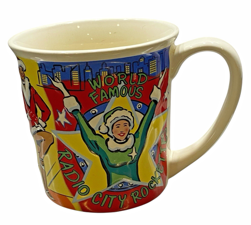 Radio City Rockettes World Famous Christmas Embossed Mug Coffee Tea Cup ...