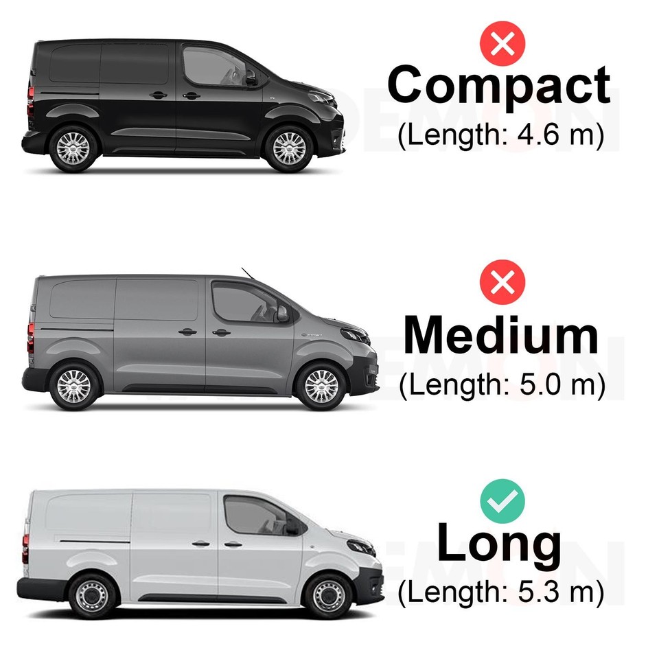 Toyota ProAce Roof Rack for (2016+ LWB) 2x Bars + Roller Van Guard ...