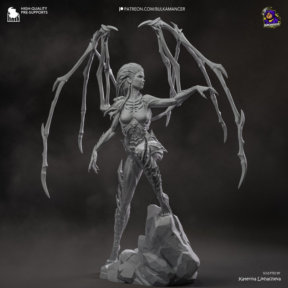 Sarah Kerrigan - Starcraft - 1:8 Scale, Fan Art, Resin Model Kit ...