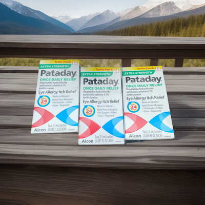 Pataday Extra Strength 24hr Eye Allergy Itch Relief Twin Pack⭐️LOT OF 3 ...