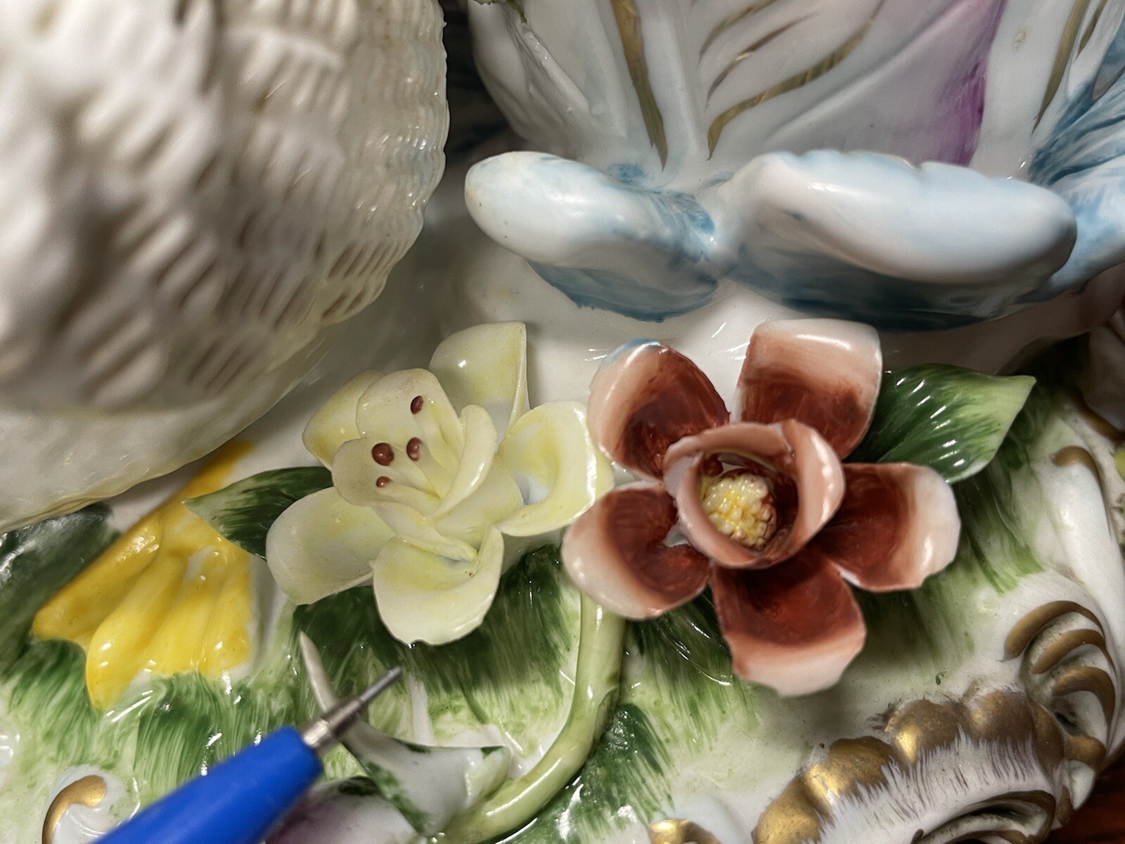 Richard Klemm Dresden German Porcelain Figural Group Figurine Tulip ...