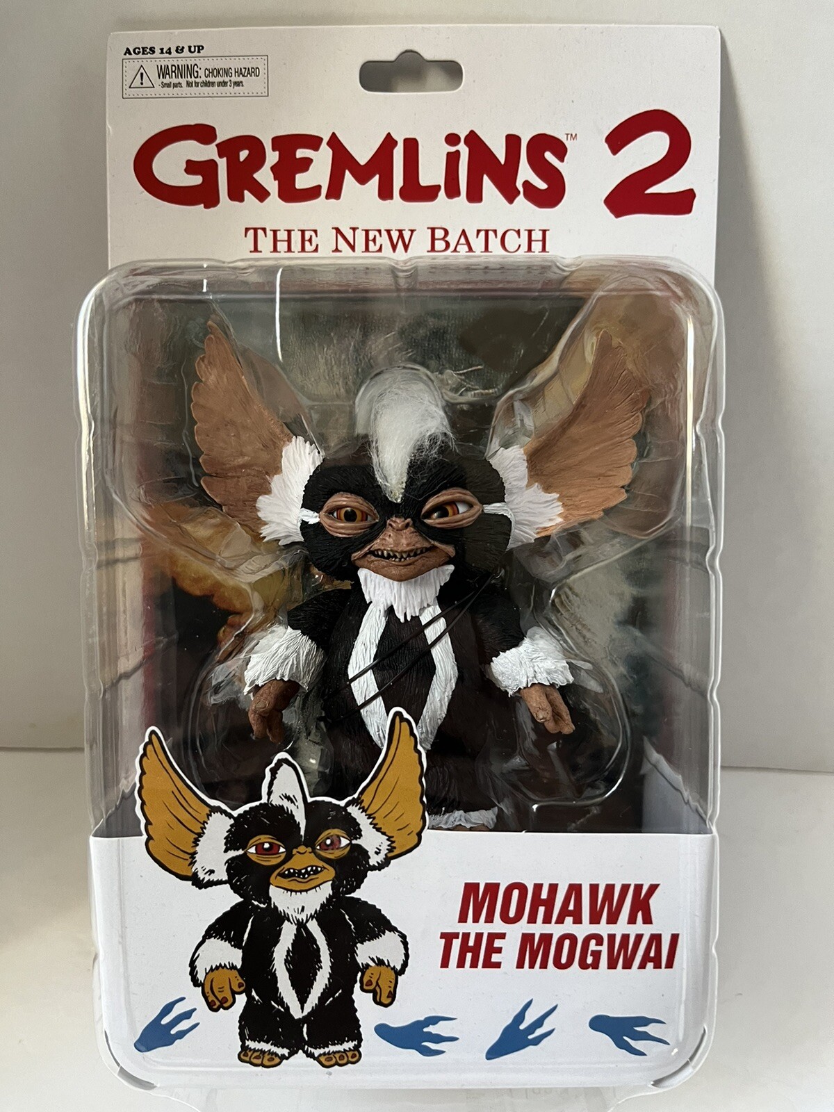 NECA Gremlins 2 The New Batch Mohawk the Mogwai 4 inch Action Figure ...
