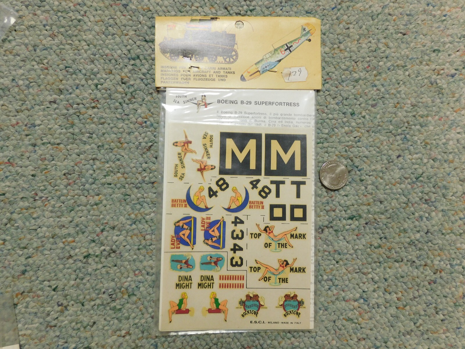 Esci Polly S decals 1/72 Boeing B-29 Superfortress variants Lot 1 F137 ...