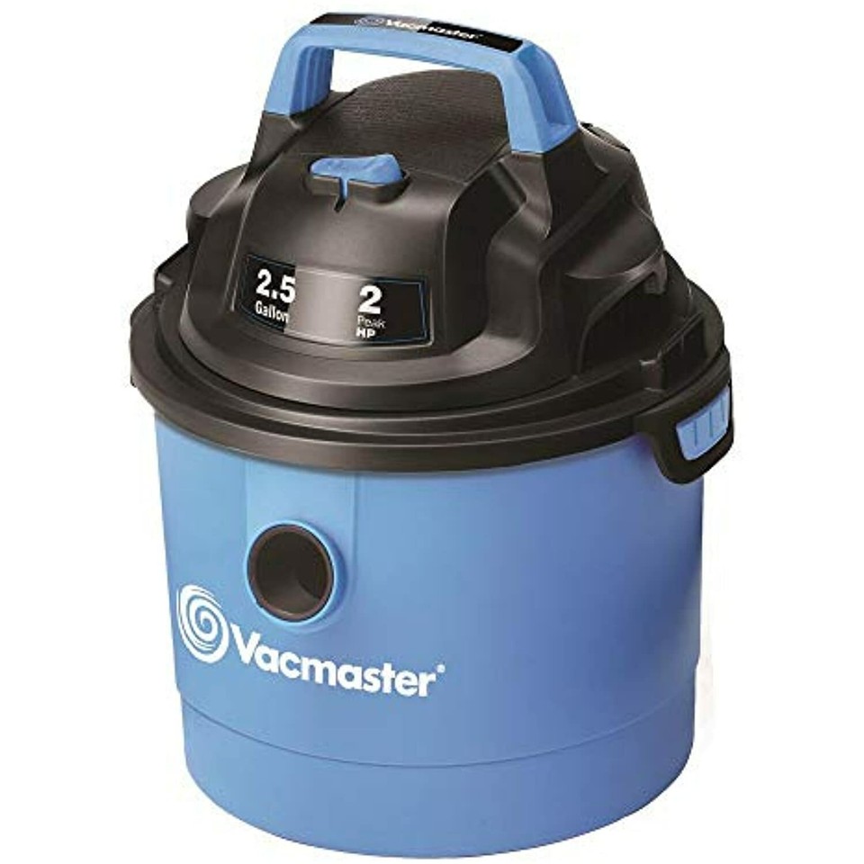 Vacmaster VOM205P Portable Wall Mount Wet / Dry Vac 2.5 Gallon 2 HP 1-1 ...