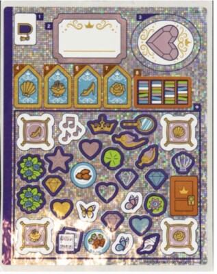 LEGO Sticker Sheet 43193 Disney Ariel, Belle, Cinderella and Tiana's ...
