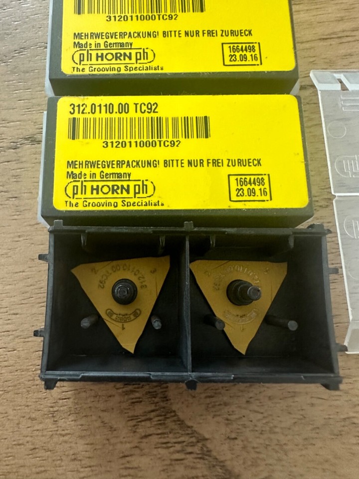PH HORN CARBIDE INSERTS QUANTITY 2 INSERTS 312.0100.00 TC92 | eBay