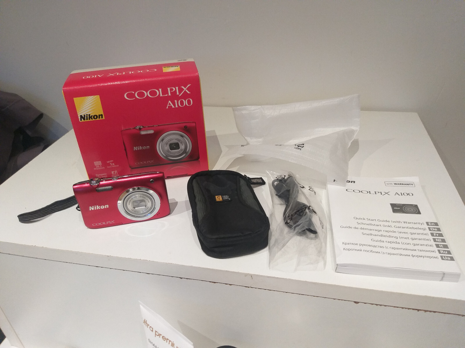 Nikon Coolpix A100 Compact Point & Shoot Digital Camera Box 16 GB SD SEE PICTS | eBay