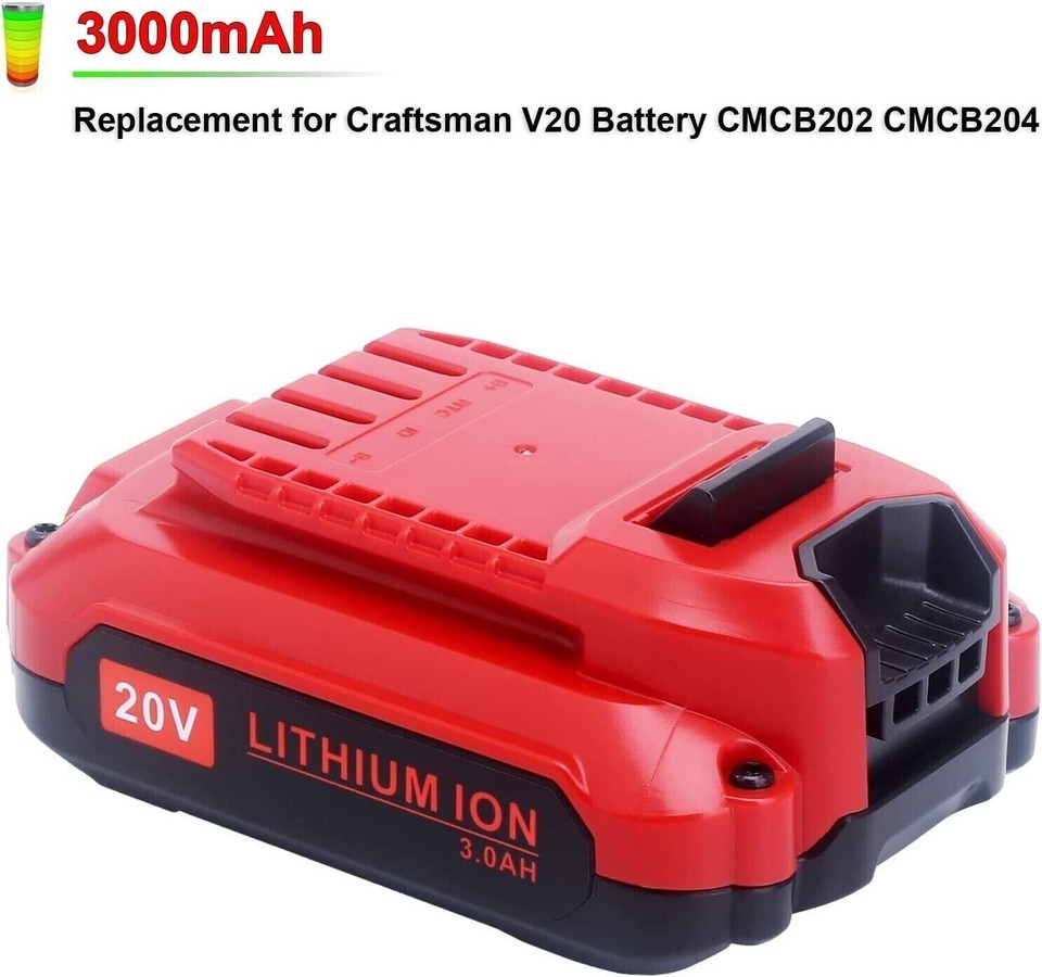 For Craftsman CMCB2011 3.0ah (30Wh) V20 20V MAX Lithium-ION Battery ...