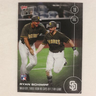 2016 Topps Now Card #377: San Diego Padres Ryan Schimpf (RC) | eBay