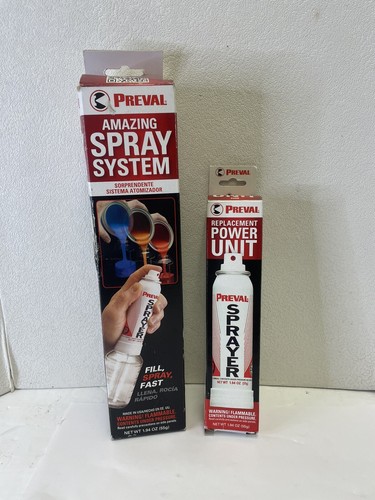 Preval 267 Paint Sprayer Universal Refillable Spray System Painting ...