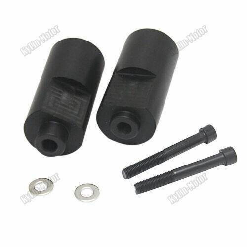 Black Frame Sliders No Cut Crash Protectors for Yamaha YZF R1 2004-2006 ...