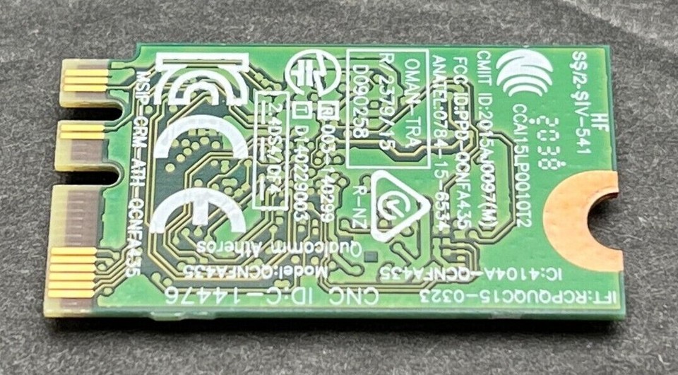 Qualcomm Atheros QCNFA435 WIRELESS BLUETOOTH CARD | eBay