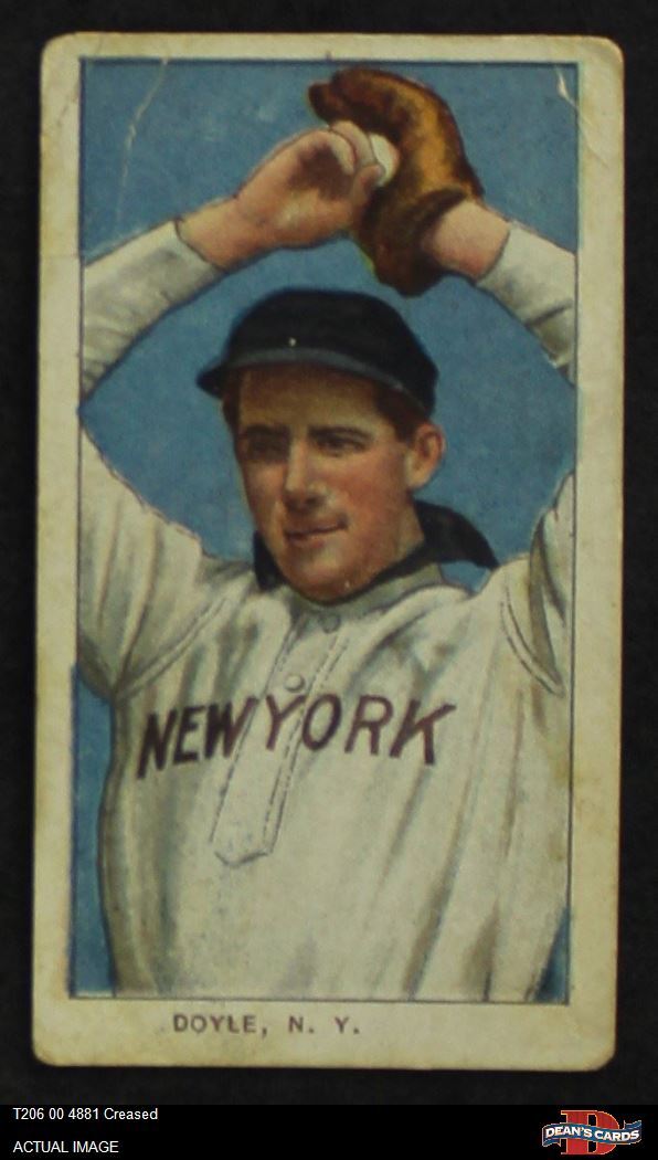 1909 T206 Joe Doyle N.Y. Yankees COMMON VARIATION 1.5 - FAIR | eBay