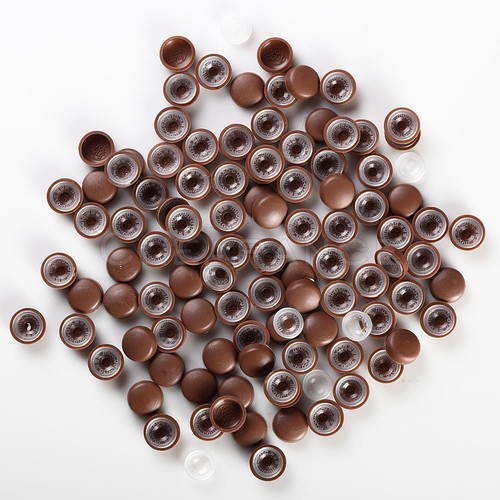 Brown "Smooth" License Plate Frame camouflage Screw Caps Bolt Covers ...