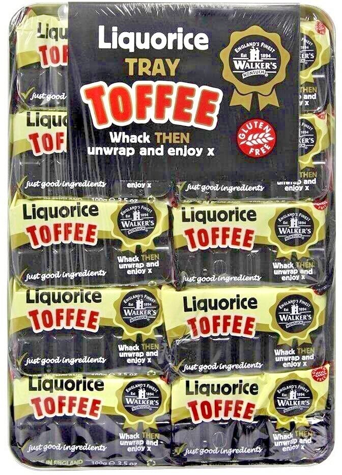 Walkers Toffee - Original, Hazelnut, Treacle, Liquorice, Nutty Brazil ...