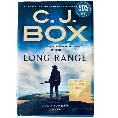 Long Range Joe Pickett #20 Book C.J. Box 2020 Barnes & Noble Exclusive ...