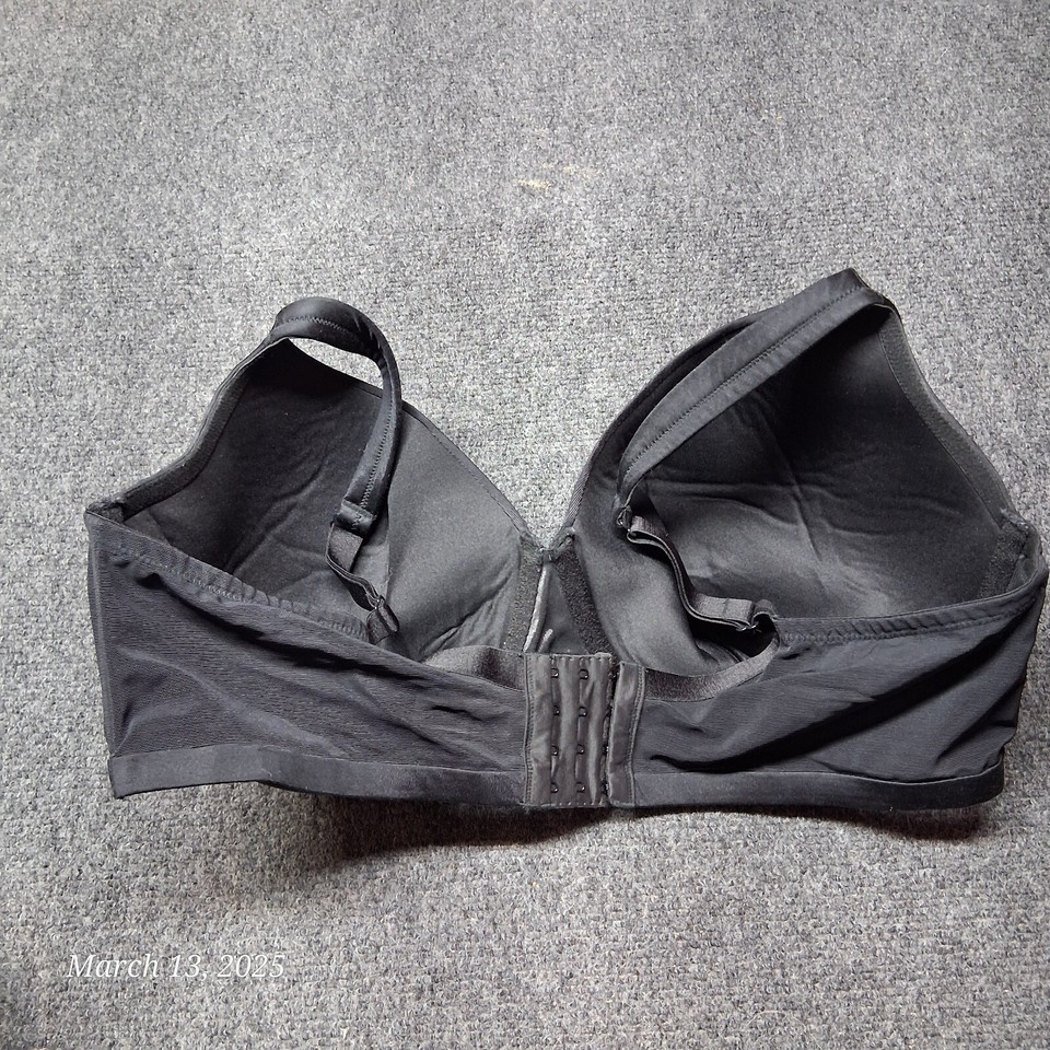 Cacique Bra Women Size 44 DD Solid Black Underwired Full Coverage | eBay
