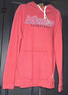 New The Retro Brand Marist Red Foxes Basketball Hoodie Sweatshirt W ...