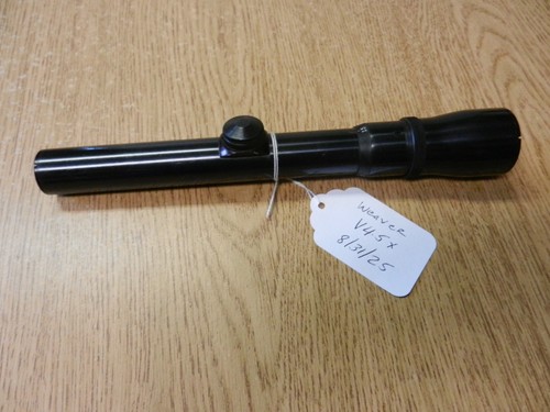 Vintage Weaver V4.5 x Rifle Scope 1.5x-4.5x Crosshairs Bright View Nice ...