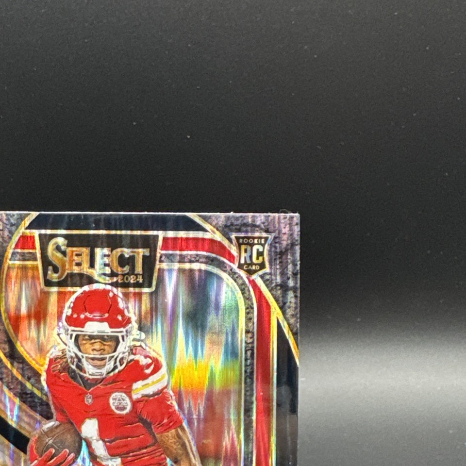 2024 Panini Select Premier Level Xavier Worthy #119 Black, Yellow & Red ...