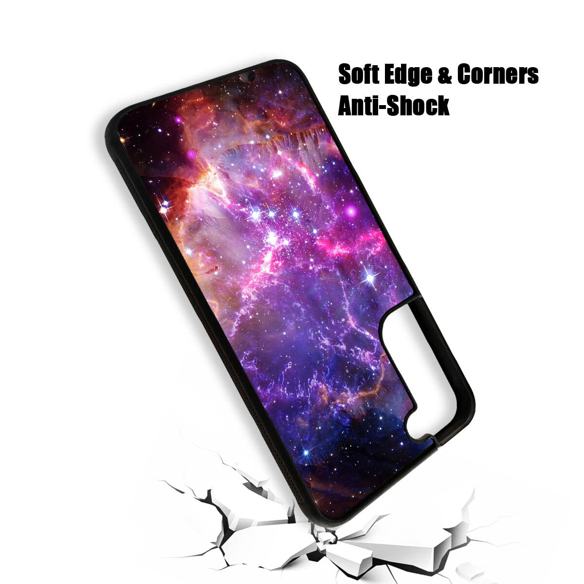 ( For Samsung S23 Plus / S23+ ) Back Case Cover AJ12493 Space Nebula | eBay