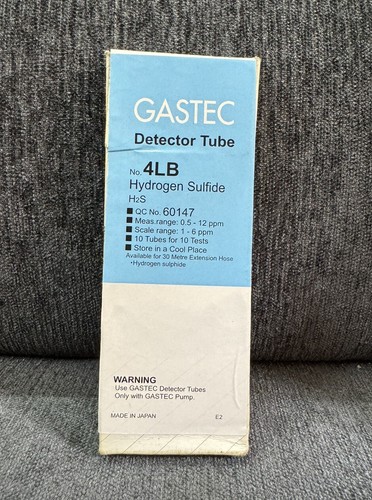 GASTEC 4LB HYDROGEN SULFIDE H2S 0.5-12PPM GAS DETECTION TUBE | eBay