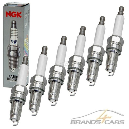 6x NGK ZÜNDKERZE ZÜNDKERZEN IZKR7B 7563 FÜR AUDI A3 8P 3.2 V6 BJ 03-09 ...