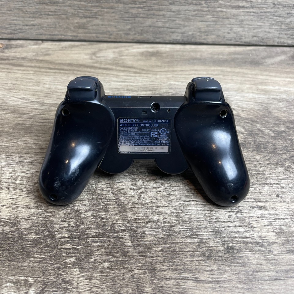 Sony Playstation Dualshock 3 CECHZC2U Blue Wireless Ergonomic Gaming ...