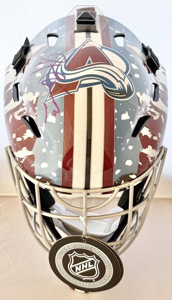 Patrick Roy signed Colorado Avalanche Full Size Goalie Mask autographed ...
