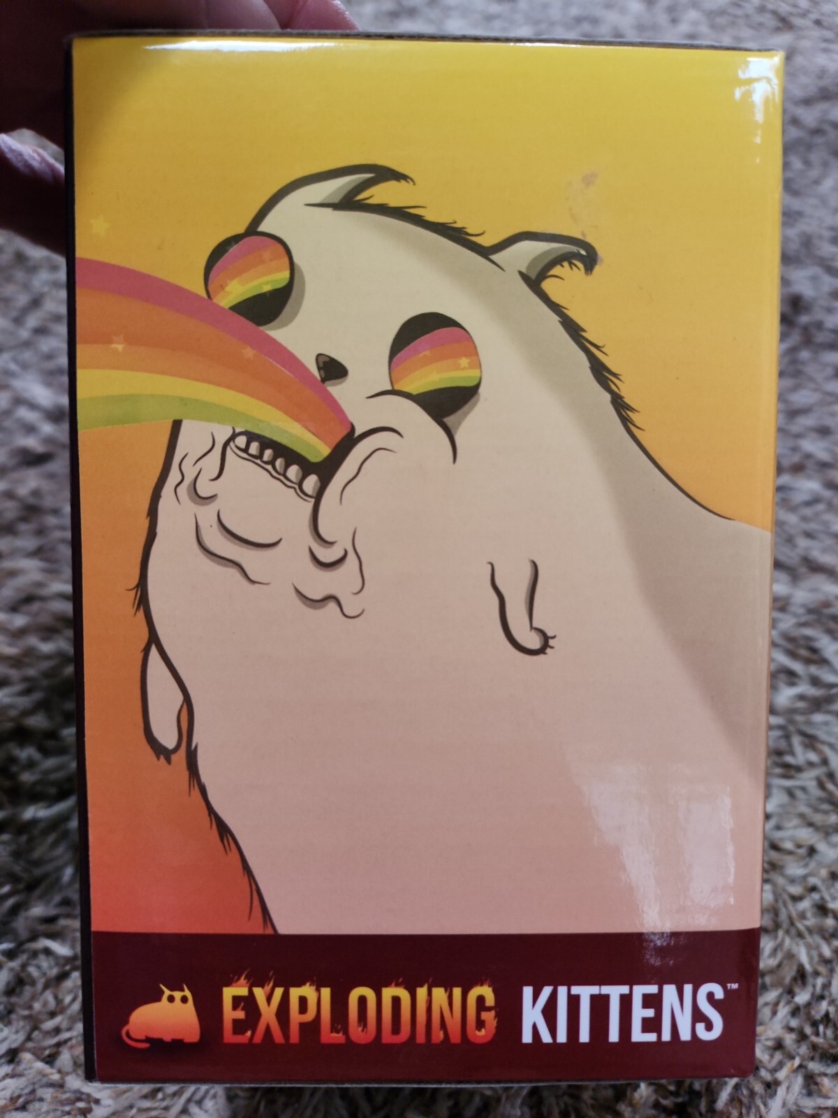 Exploding Kittens Rainbow Ralphing Cat Buildable Figure 145 Pcs Bonus ...