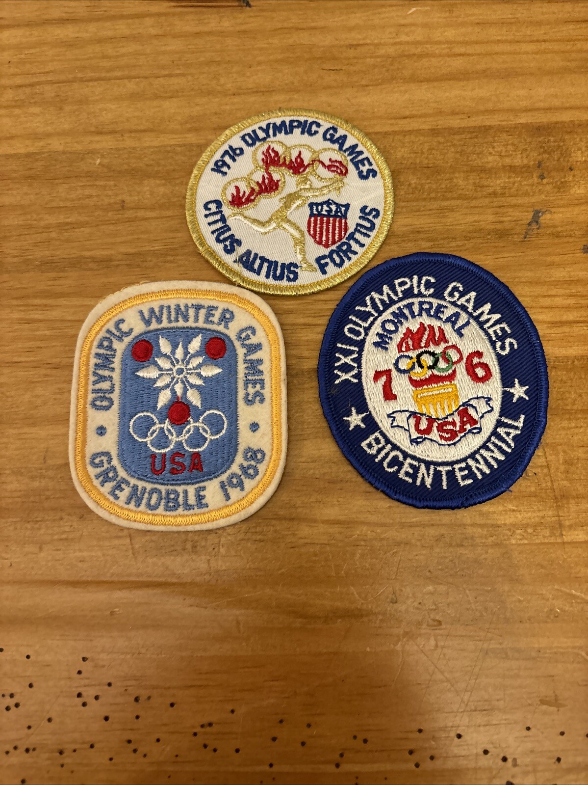 Vintage SUMMER & WINTER OLYMPIC Patches Lot 1968-1976 Rare Never Used ...