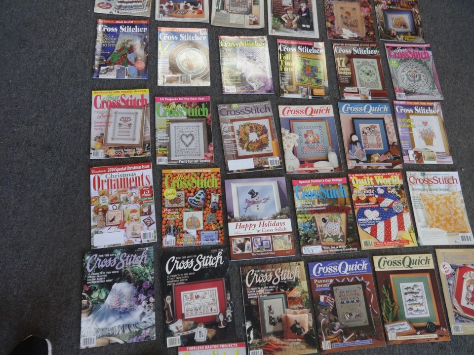 Cross Stitch-Just Cross Stitch-The Cross Stitcher-Cross Quick-Magazines ...